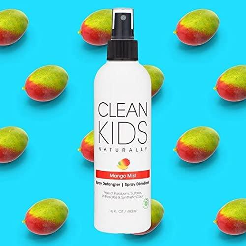 Clean Kids Naturally Mango Mist Spray Detangler, 8oz - My CareCrew